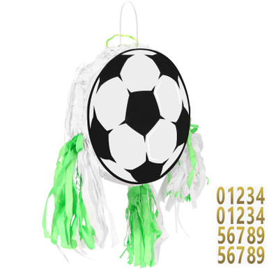 Auihiay Soccer Ball Pinata for Boys, Football Pinata with Number ...