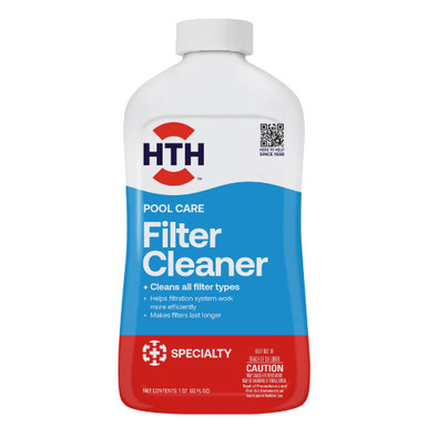 HTH 67071 Swimming Pool Care Filter Cleaner - Removes Dirt, Oil, and ...