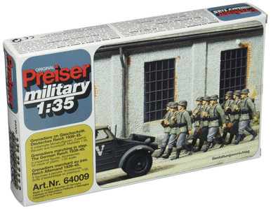 Preiser 64009 Military Former German Army WWII Model Figure - Warehousesoverstock