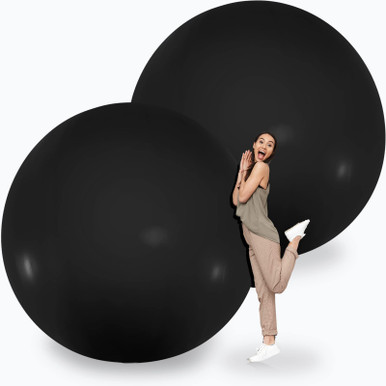 2 Pcs 72 Inch Giant Balloons Round Latex Large Human Egg Balloon Jumbo ...