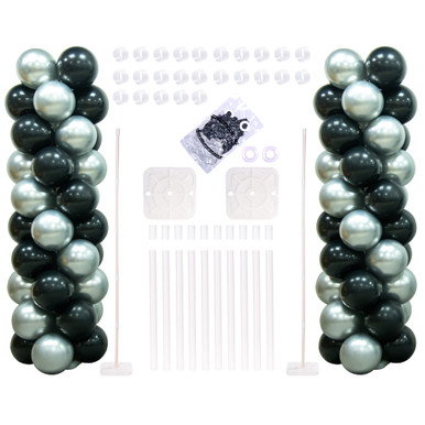 MOXMAY Balloon Column Kit - Set of 2 Balloon Columns with Stand Base ...