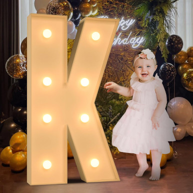3FT Marquee Light Up Letters, Large Marquee Letters K for Party ...