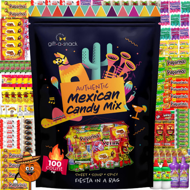 Mexican Candy Variety Pack Mix (100 Count) Dulces Mexicanos Surtidos ...
