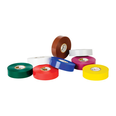 3M Scotch Vinyl Color Coding Electrical Tape 35, 1/2" x 20', Multi ...