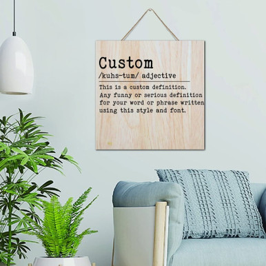 Autravelco Funny Wooden Signs Custom Noun Definition Custom Wood Plaque ...