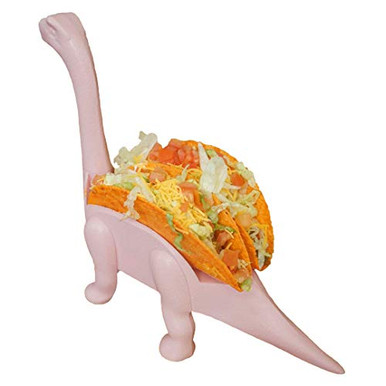 DinoHome Long Neck Dinosaur Taco Holder Stand (Holds 2 Tacos) Taco ...