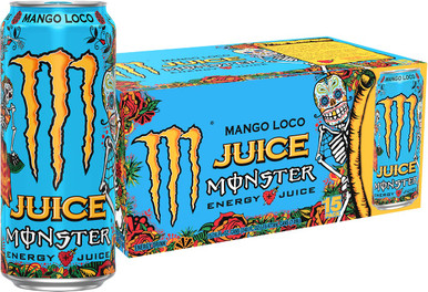 Monster Energy Juice Monster Mango Loco, Energy + Juice, Energy Drink ...