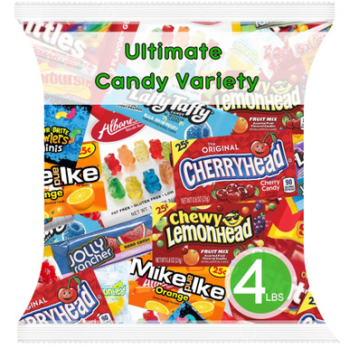 ULTIMATE Assorted Candy Variety Pack, Bulk Mega Candy Mix, Fun Size ...