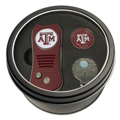 Team Golf NCAA Texas A&M Aggies Tin Gift Set with Retractable Divot ...