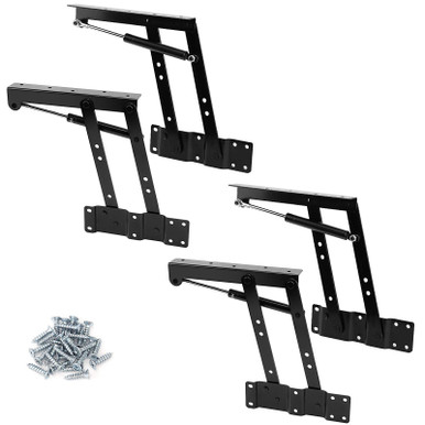 ZOENHOU 2 Pair 150N Folding Gas Hydraulic Lift Up Table Mechanism, Lift ...