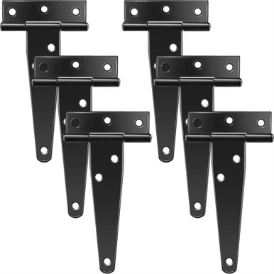 GOOFFY 6 Pieces 4 Inch T-Hinge Rust Door Belt Hinges Rust Proof Door ...