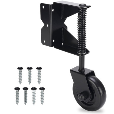 Gate Wheel, Spring Loaded Gate Caster, Heavy Duty Wooden Fence Gate ...