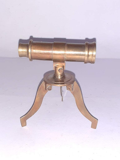 4 Inches Nautical Antique Brass Telescope with Mini Tripod Stand ...