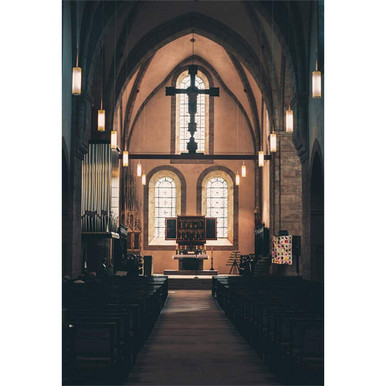 Baocicco 6x8ft Cathedral Church Interior Backdrop Wedding Backdrop ...