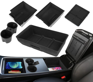 Tesla Model Y Center Console Organizer Tray: 5PCS Center Console ...