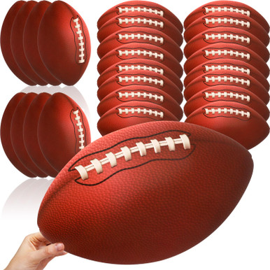 100 Pcs Large Football Party Cutouts 18 Inch Papers Football Bulletin ...