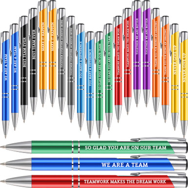 100 Pcs Ballpoint Pens Motivational Inspirational Quotes Metal Pen Bulk ...