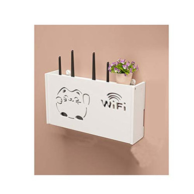 Corner Shelf for WiFi Router Wall-Mounted Storage Rack?Wall Mounted ...