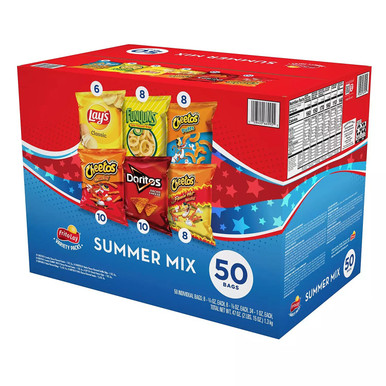 Frito-Lay Summer Mix Variety Pack (50 Count) - Warehousesoverstock