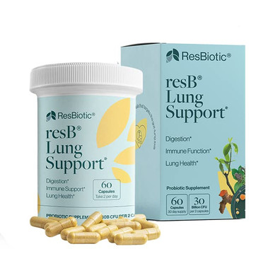 ResBiotic | resB Lung Support Supplement | Dr Formulated Probiotics with Turmeric & Holy Basil ...