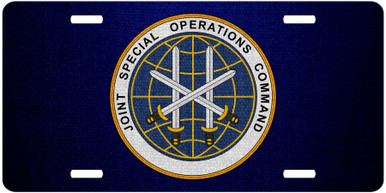 Premium Aluminum License Plate - U.S. Joint Special Operations Command ...