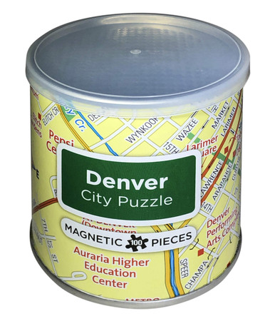 Geotoys Denver 100 Piece Magnetic Puzzle - U.S. States Map Jigsaw ...