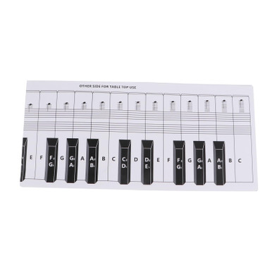 ERINGOGO 3pcs 88 piano practice chart Piano Keyboard Guide Paper ...
