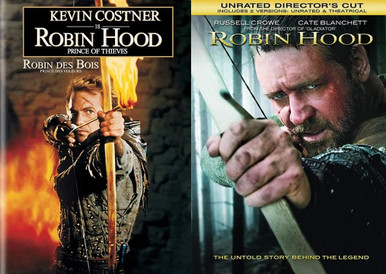 Robin Hood Set Double Feature : Prince of Thieves starring Kevin ...