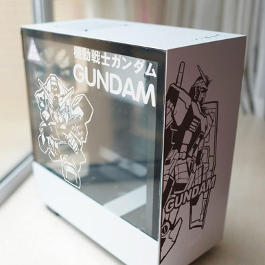 Gundam Anime Decals for PC Case,Cartoon Vinly Stickers for ATX Computer ...