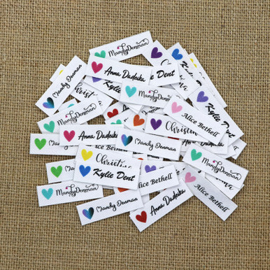 Iron on Clothing Labels- Personalized with Your Name,Personalized Name ...