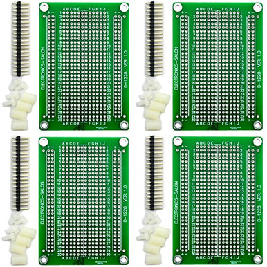 Electronics-Salon 4x Solderable Breadboard Proto Board PCB DIY Kit for ...