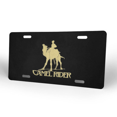 Camel Rider Shriner Masonic Symbol Freemason Metal Auto License Plate ...