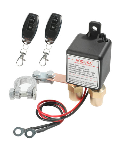 AOCISKA Remote Negative Battery Kill Switch Kit,Car Kill Switch Anti ...