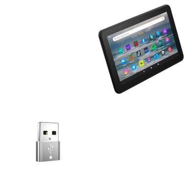 BoxWave Adapter Compatible with Amazon Fire 7 (12th Gen 2022) - USB-A ...