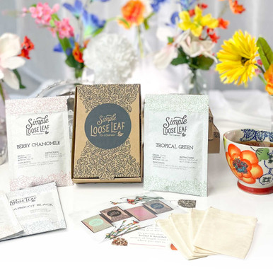 Simple Loose Leaf Tea Subscription Box - 4 Loose Leaf Teas, Curated ...