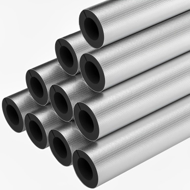 Pipe-Insulation-Foam-Tube Self-Adhesive 1 FT x 10 Pcs Copper Pipe Pre ...
