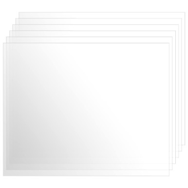 KEILEOHO 6 PCS 11 x 14 Inch Clear Acrylic Sheet, Transparent Plexiglass ...