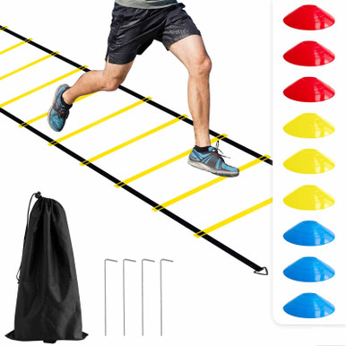 Vousile 20ft Agility Ladder for Fitness Sports, Speed Training Agility ...