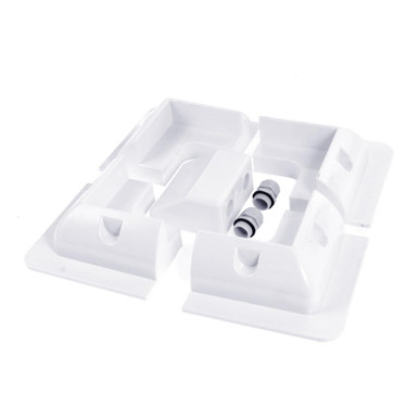 Happyyami 5Pcs RV Solar System ABS Plastic Panel Holder white stand ...