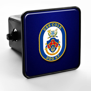 Trailer Hitch Cover - US Navy USS Cole (DDG 67), Destroyer Emblem ...