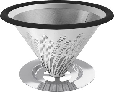 STARESSO Pour Over Coffee Dripper Stainless Steel, Paperless Reusable ...