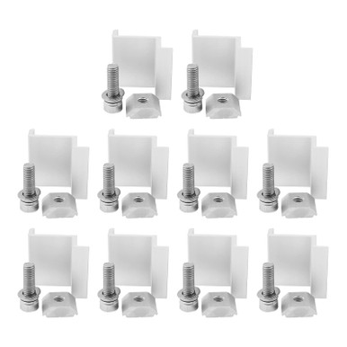 10 Pack Solar Panel Mounting Bracket Attachment Solar Plate Mounting Z ...