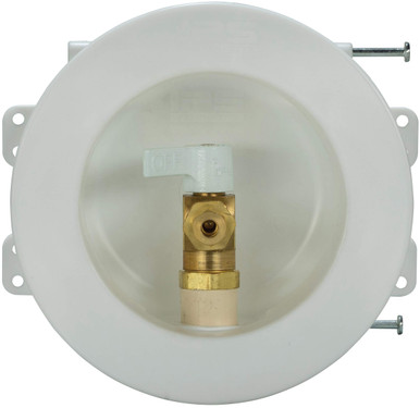 Water-Tite 87993 Mini Round Ice Maker Outlet Box - Quarter-Turn Lead ...
