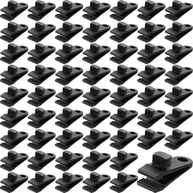 60 Pieces Tarp Clips Heavy Duty Lock Grip Clamps Thumb Screw Tent Clips ...