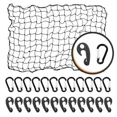 4'x6' Bungee Cargo Net for Truck Bed Stretches to 8'x12' | No Gaps ...