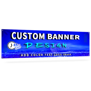 Custom Banners and Signs for Outdoor 6'x2' Customize Personalized Photo ...