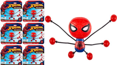 JA-RU Spiderman Stretchy Window-Crawler (6 Units) | Wall-Climber and ...