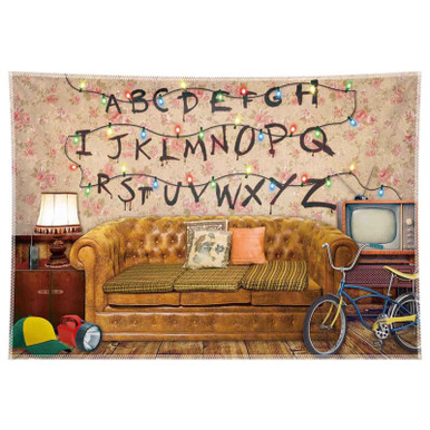 Yriujul 8x6ft Fabric Stranger Photography Backdrop Alphabet Colorful ...