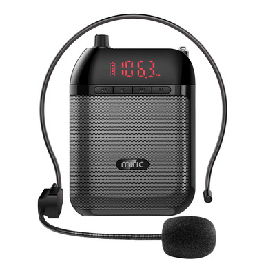 Miric Portable Voice Amplifier, Mini PA Speaker System with Supports ...