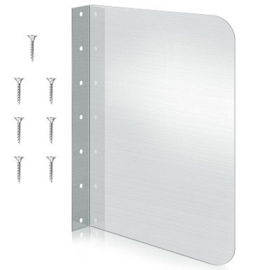 Stainless Steel Side Splash Guard Stainless Steel Wall Mount Splash ...